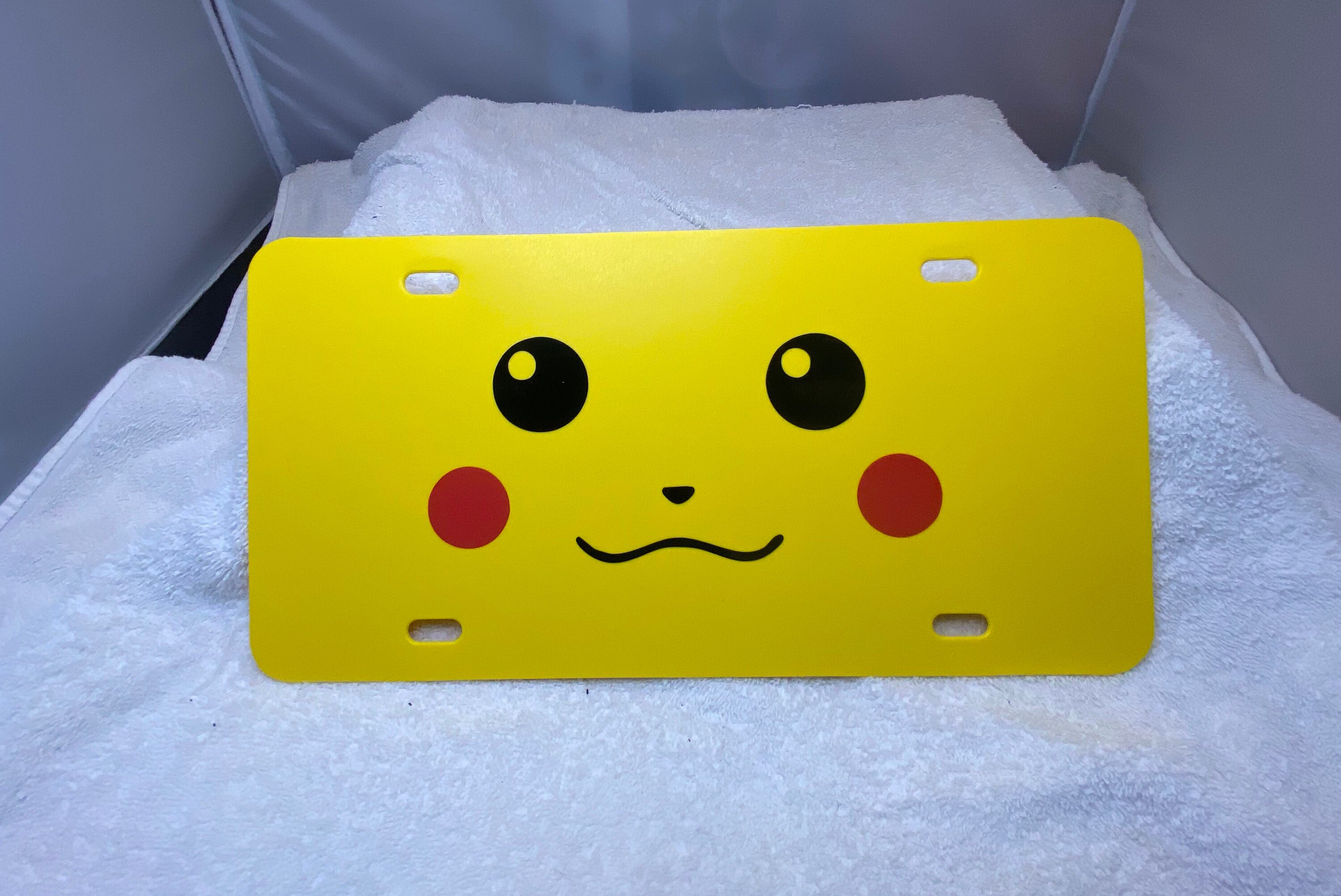 Pikachu License Plate - Etsy