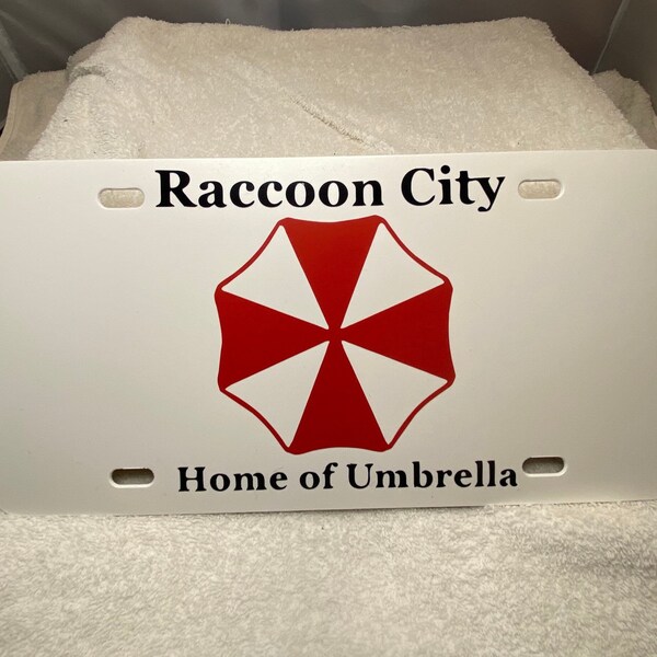 Resident Evil License Plate - Etsy