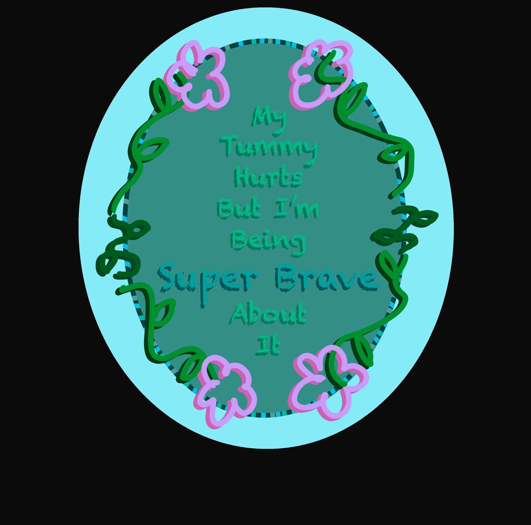 Tummy Issue Warrior Sticker - Etsy