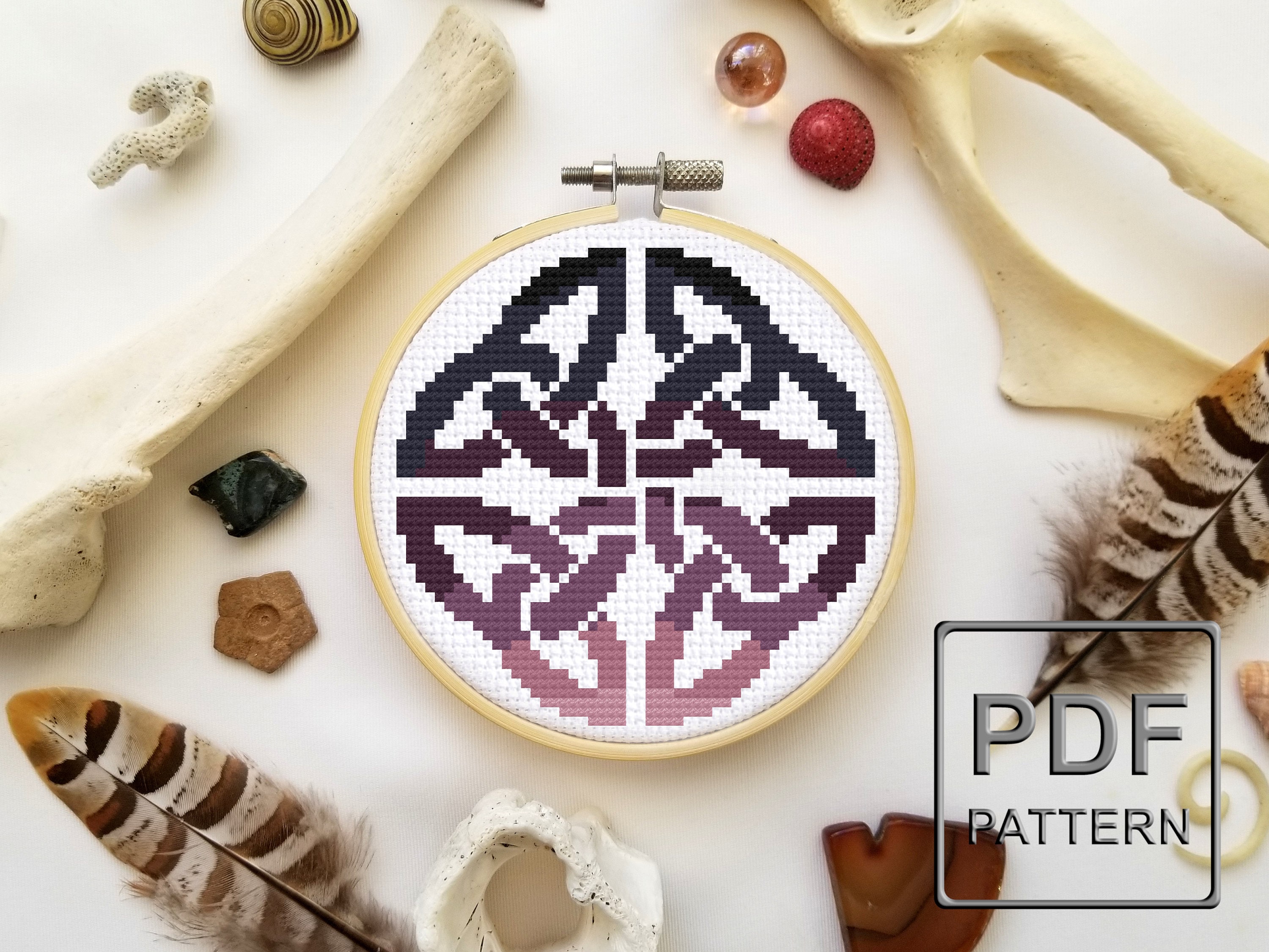 The Symbols of Harmony (5 Pattern Bundle) - PDF Pattern Cross Stitch ...