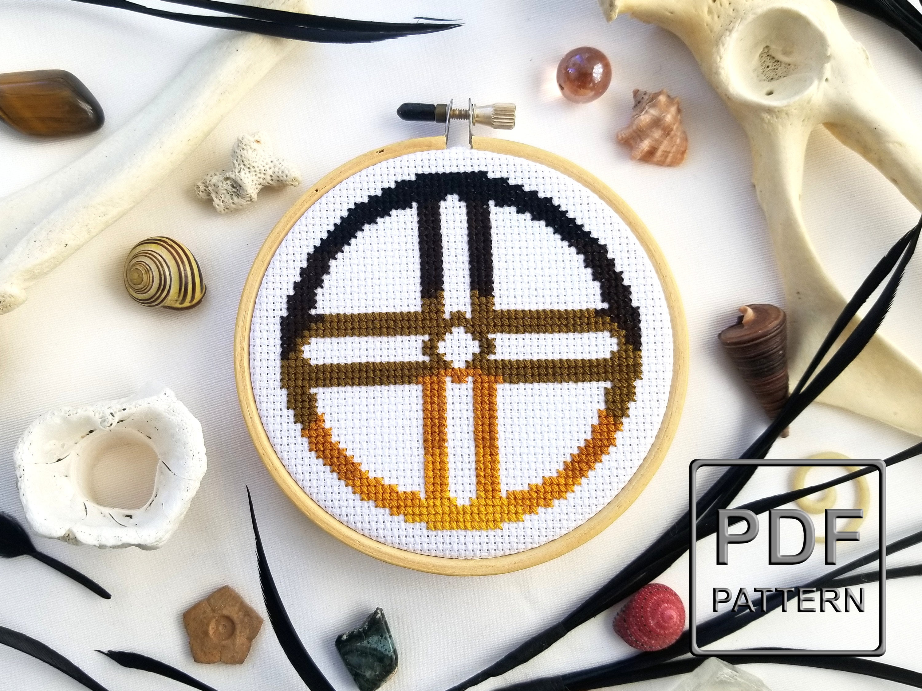 The Symbols of Life 5 Pattern Bundle PDF Pattern Cross | Etsy