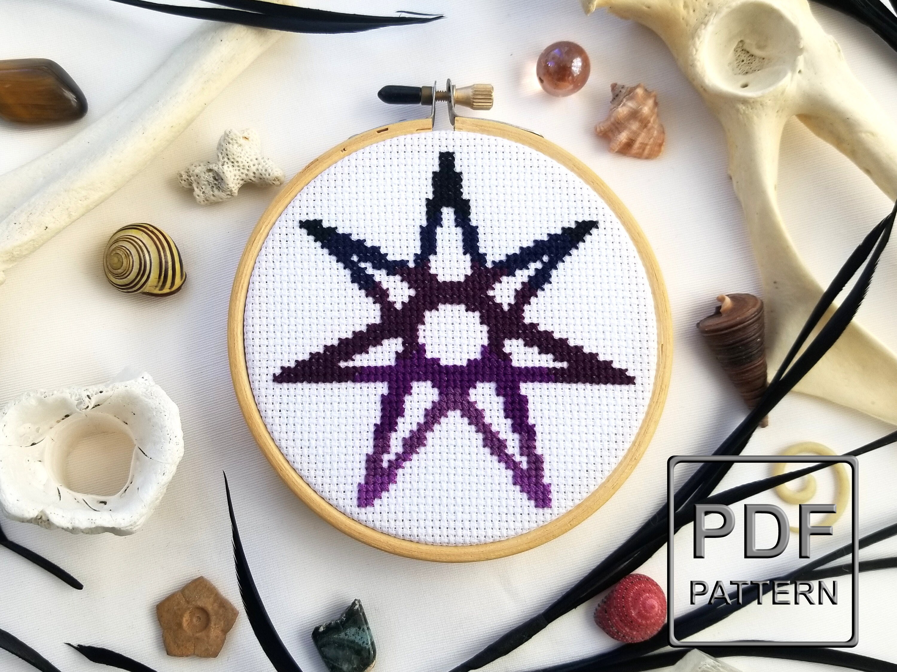 The Symbols of Life 5 Pattern Bundle PDF Pattern Cross | Etsy