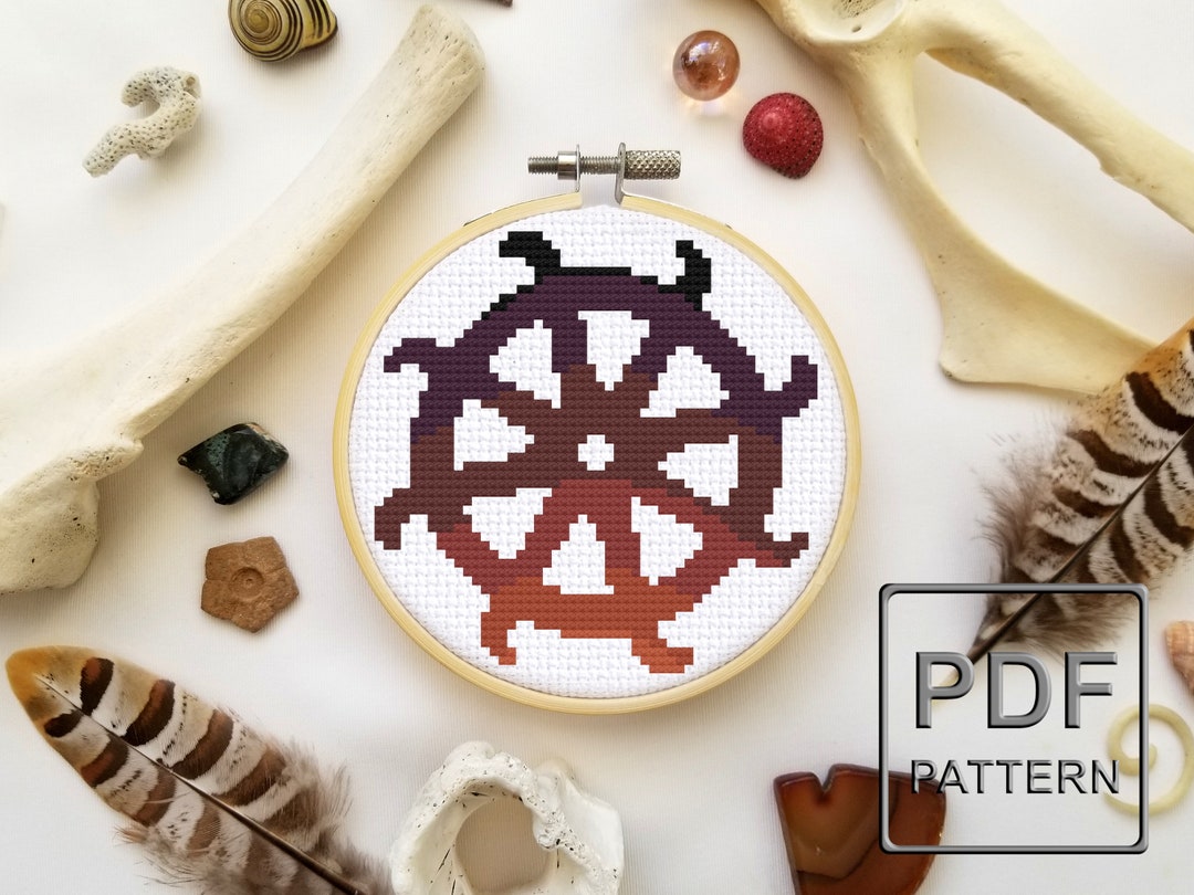 Catherine's Wheel, Symbols of Creation PDF Pattern Cross Stitch ...