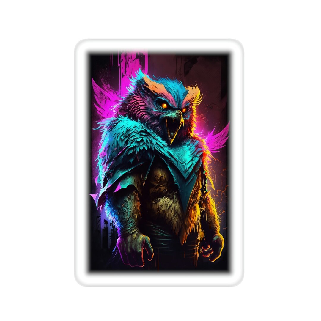 Graffiti Owlbear Sticker Dungeons and Dragons D&D TTRPG Monster Art - Etsy