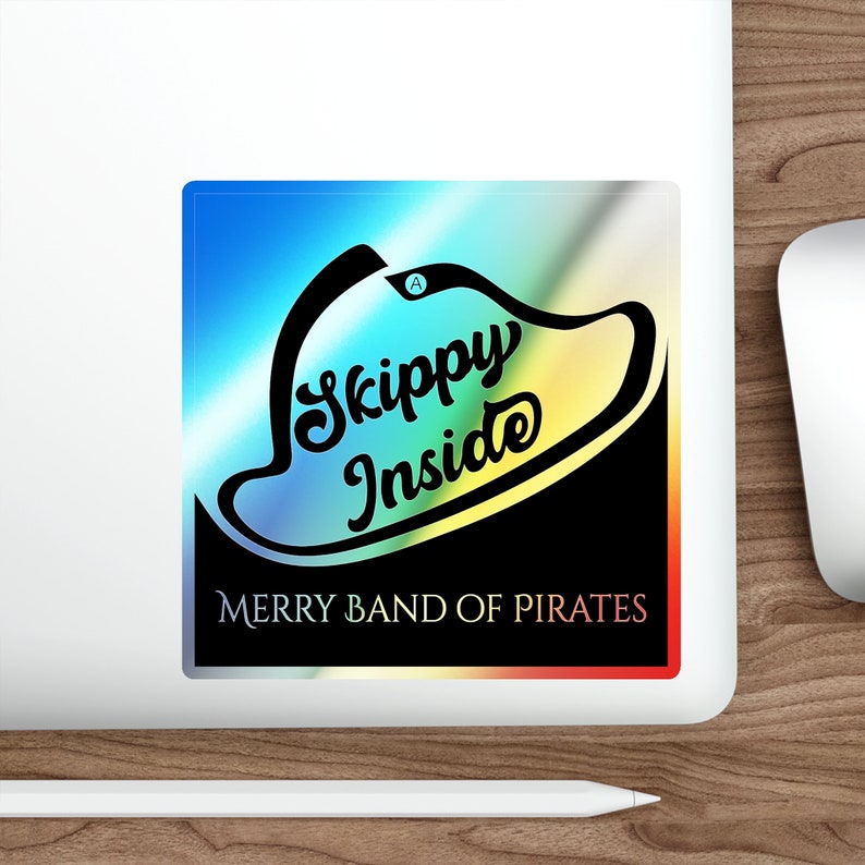 Skippy Inside Sticker - Holographic Skippy Intel Inspired, Merry Band ...