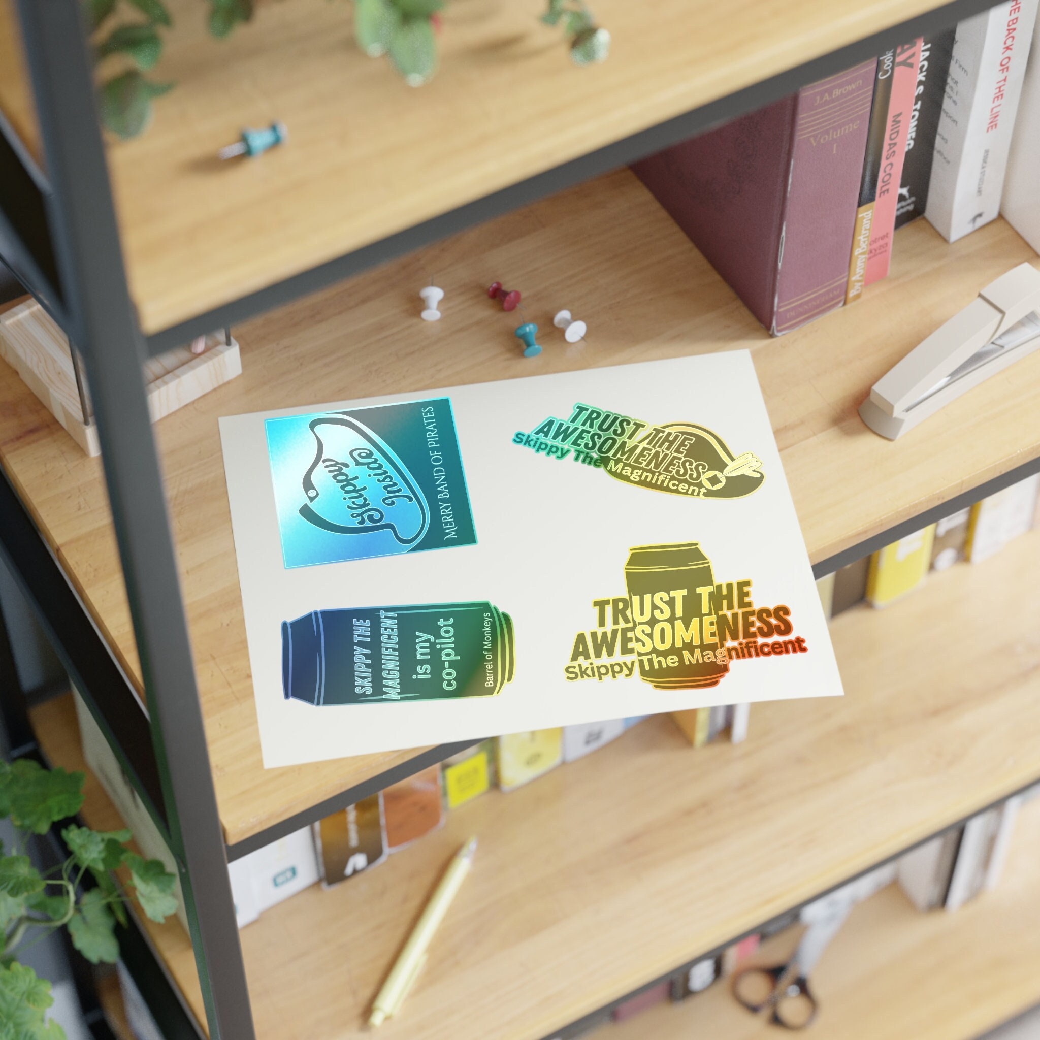 Skippy the Magnificent Sticker Sheet, Exforce Stickers, Expeditionary ...