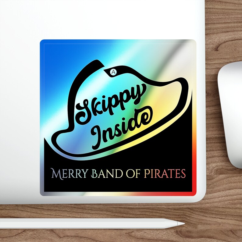 Skippy Inside Sticker - Holographic Skippy Intel Inspired, Merry Band ...