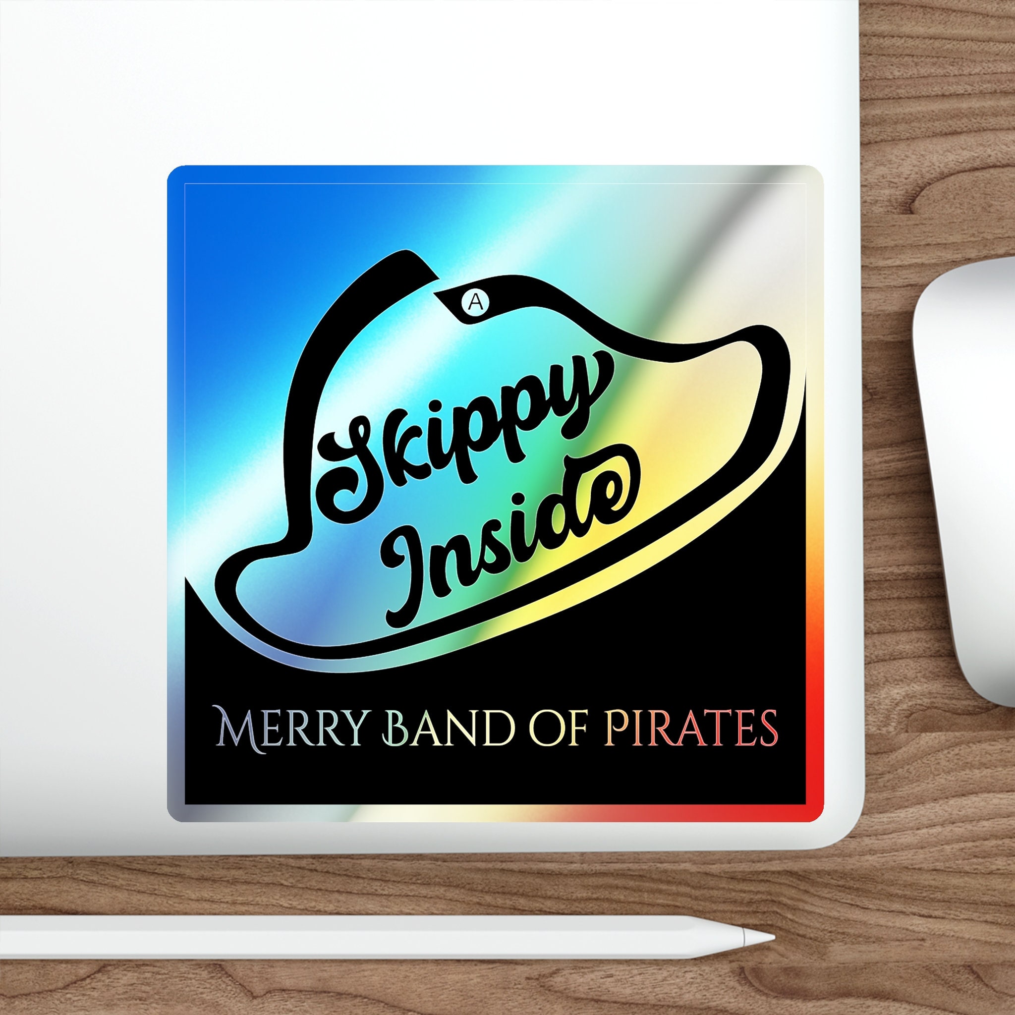 Skippy Inside Sticker Holographic Skippy Intel Inspired - Etsy