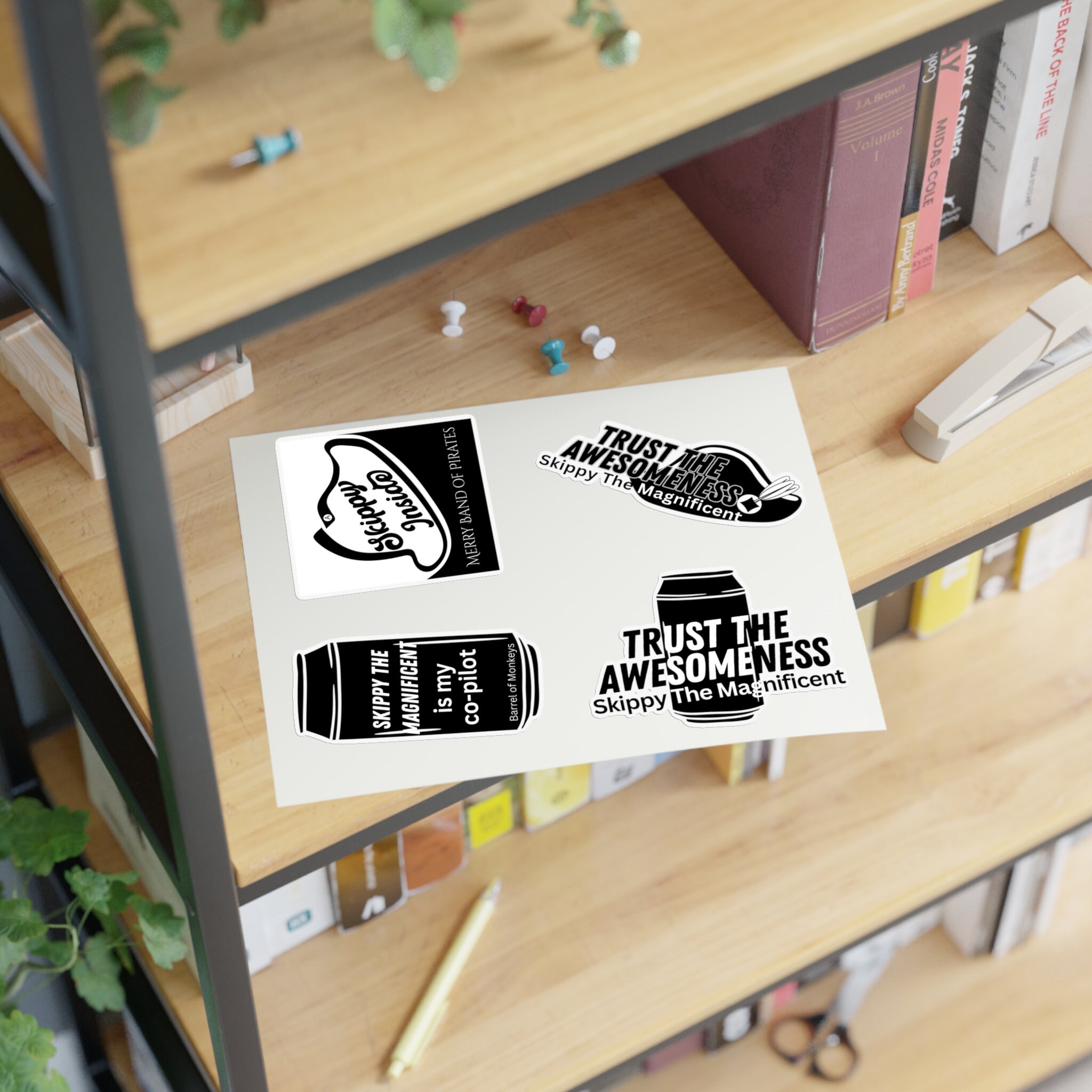 Skippy the Magnificent Sticker Sheet, Exforce Stickers, Expeditionary ...