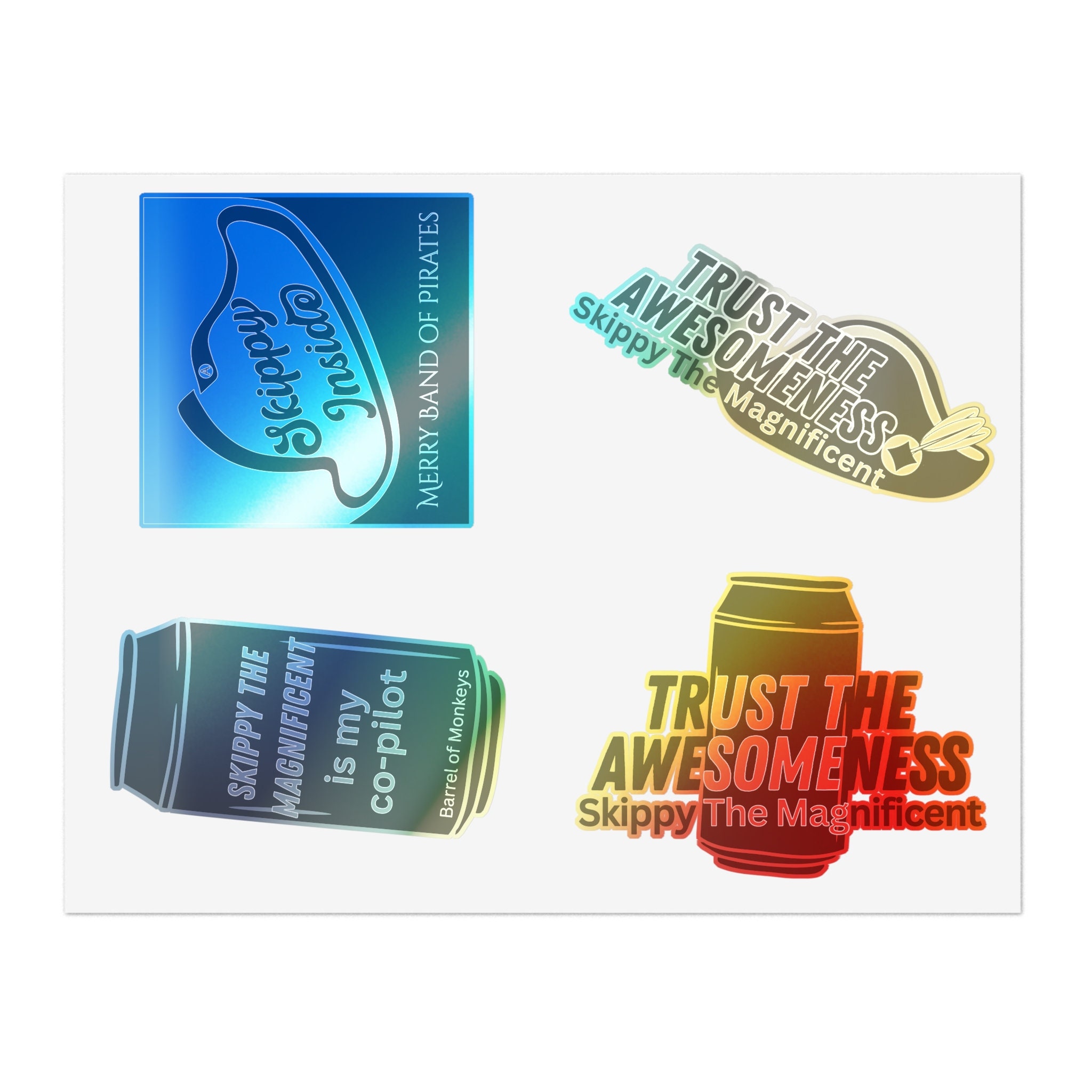 Skippy the Magnificent Sticker Sheet, Exforce Stickers, Expeditionary ...