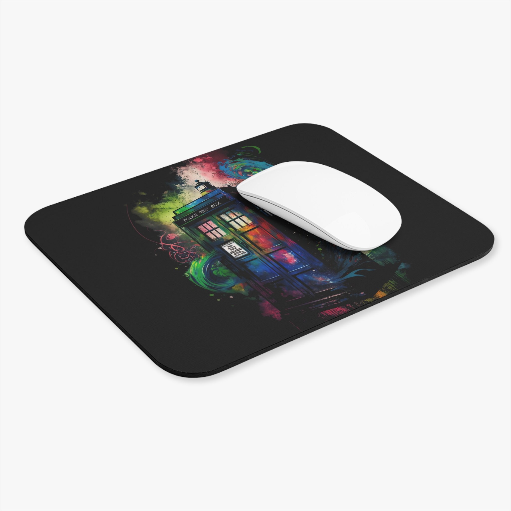 Doctor Who Graffiti TARDIS Mouse Pad Graffiti Style Design - Etsy
