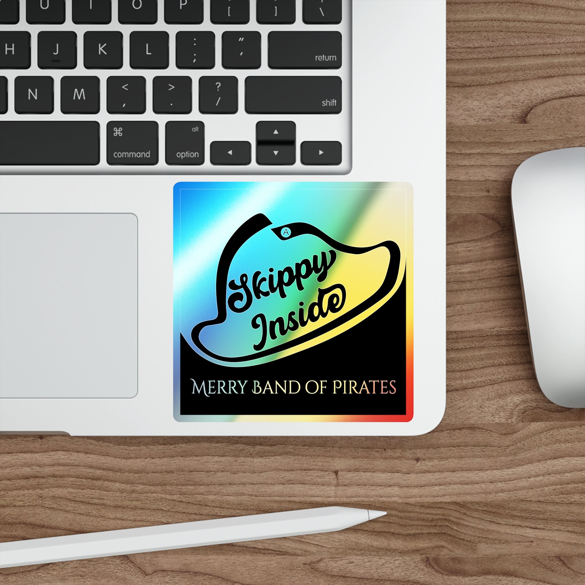 Skippy Inside Sticker Holographic Skippy Intel Inspired - Etsy