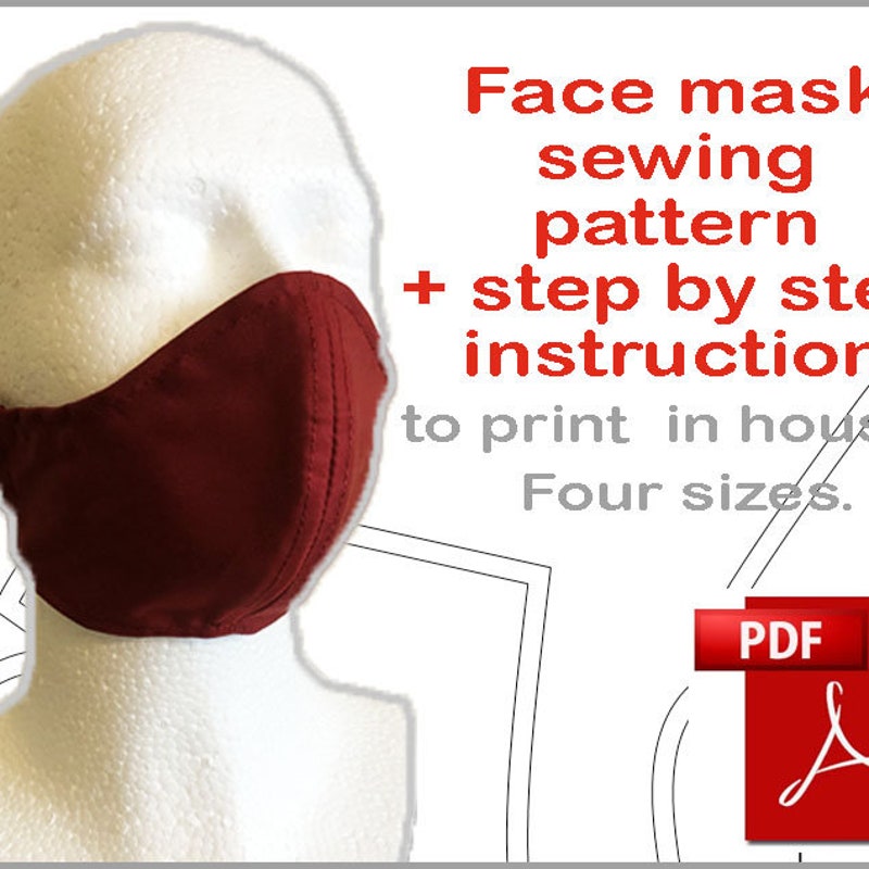 Face Mask Pattern - Etsy