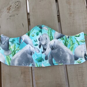 Manatee Premium Fabric Cotton Face Mask With 2 Layers 2 Non Woven ...