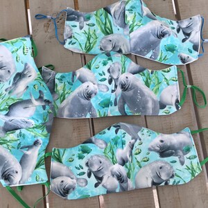 Manatee Premium Fabric Cotton Face Mask With 2 Layers 2 Non Woven ...