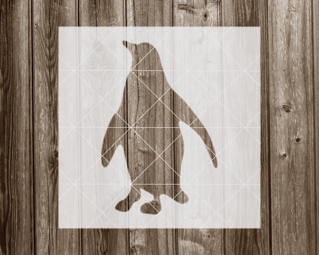 Penguin Stencil, Reusable Stencil for Painting, 1086 - Etsy