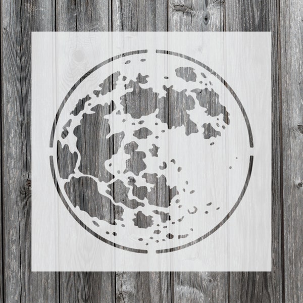 Full Moon Stencil - Etsy