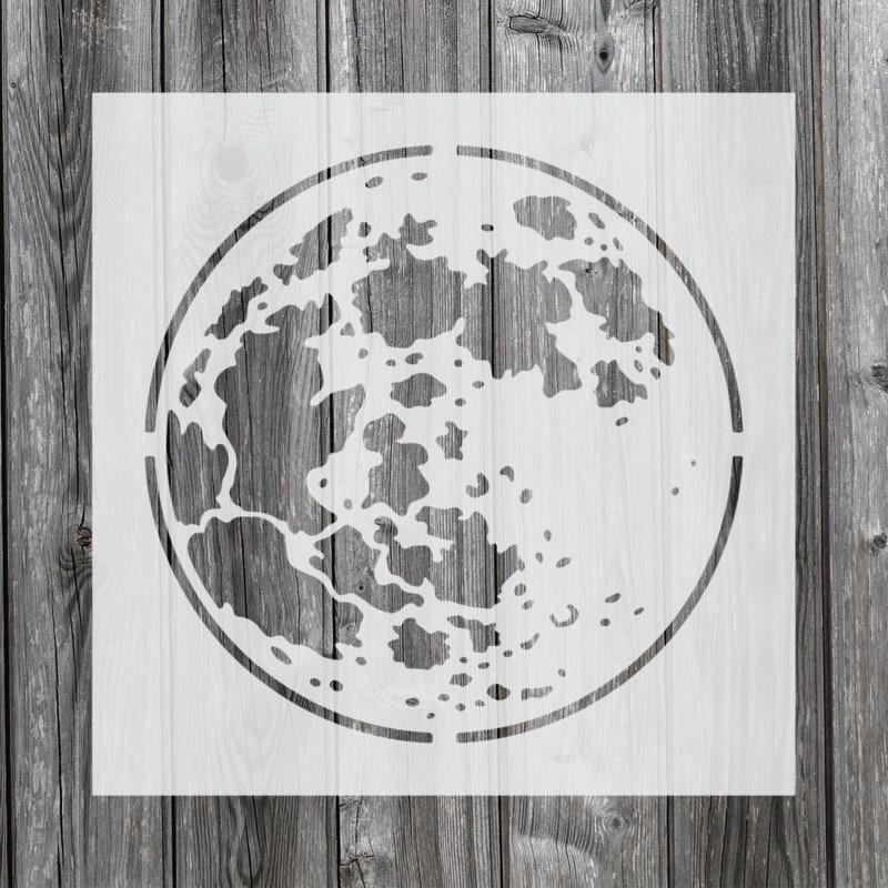 Full Moon Stencil - Etsy
