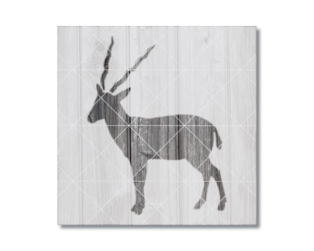 Antelope Stencil, Reusable Mylar for Painting and Crafts, 2365 - Etsy