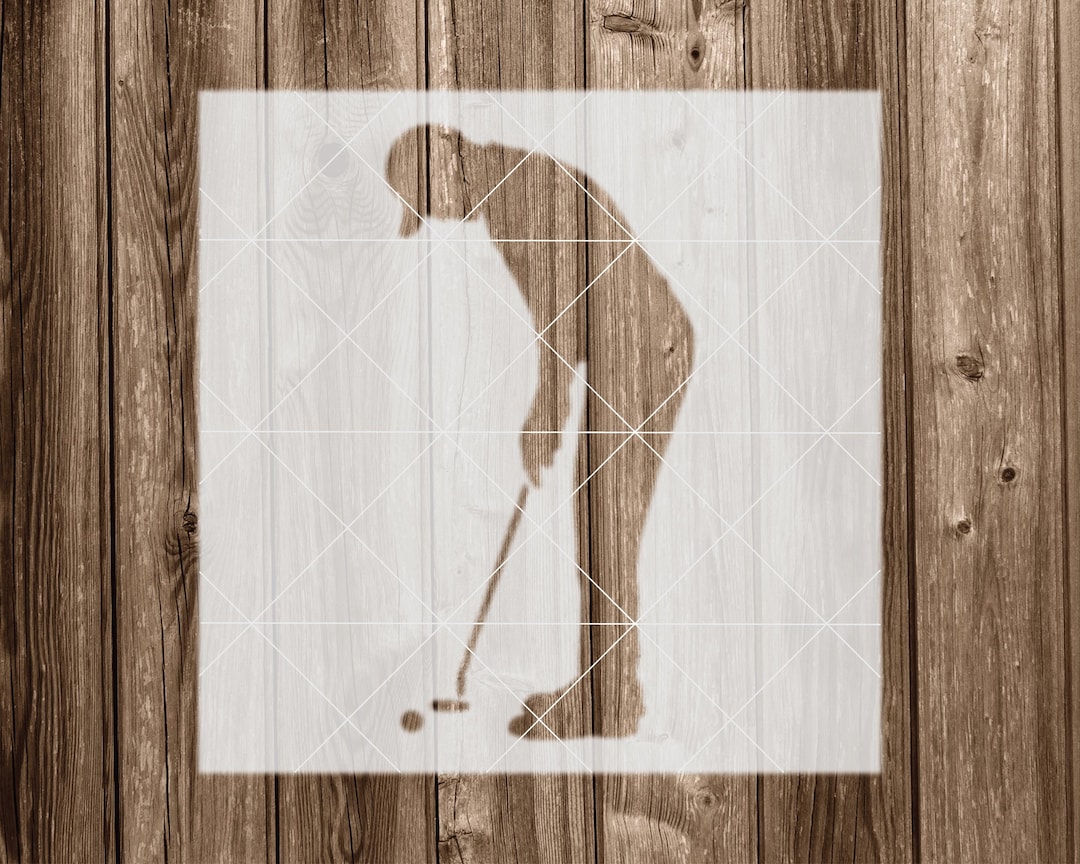 Golfer Stencil, Reusable Stencil for Painting, 2305 - Etsy