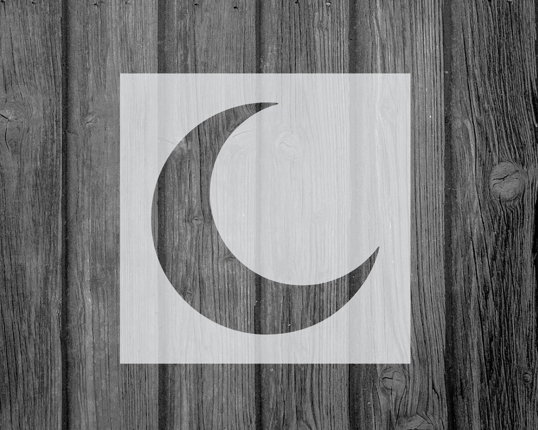 Moon Stencil, Reusable Mylar Craft Stencil for Painting, 546 - Etsy