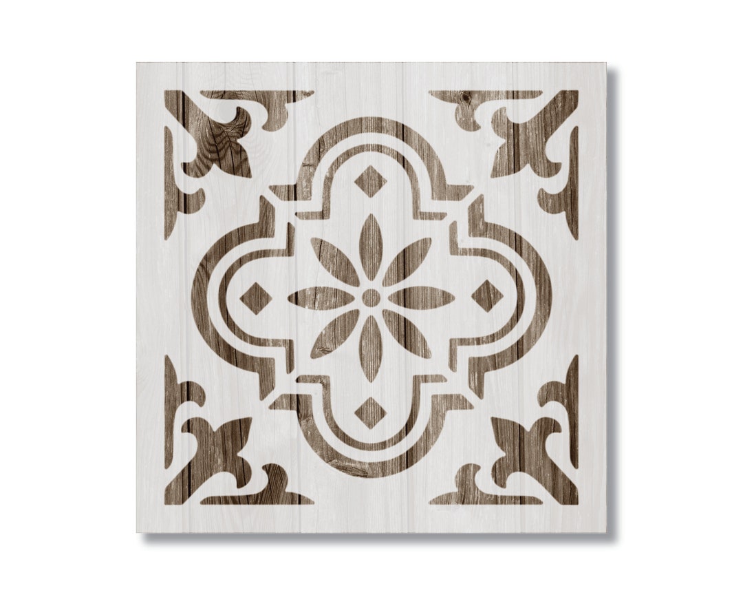 Tile Stencil, Reusable Stencil for Painting, 1011 - Etsy