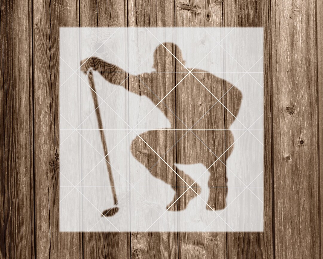 Golfer Stencil, Reusable Stencil for Painting, 2306 - Etsy