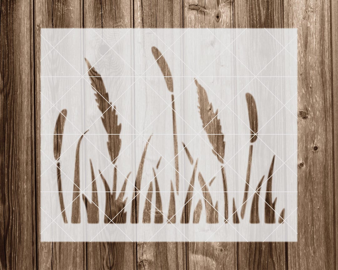 Grass Stencil, Reusable Stencil for Painting, 2340 - Etsy