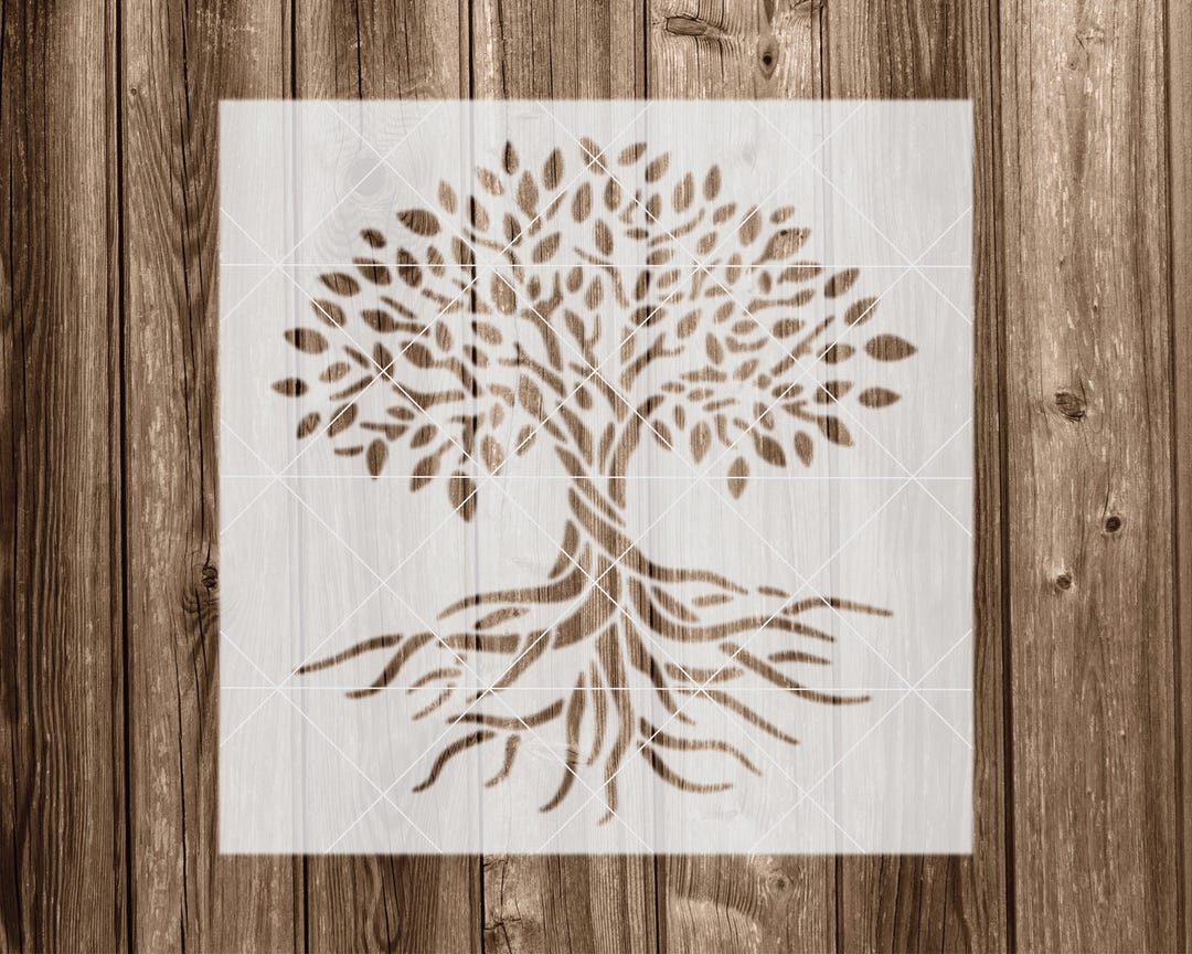 Tree of Life Stencil, Reusable Stencil for Painting, 2254 - Etsy