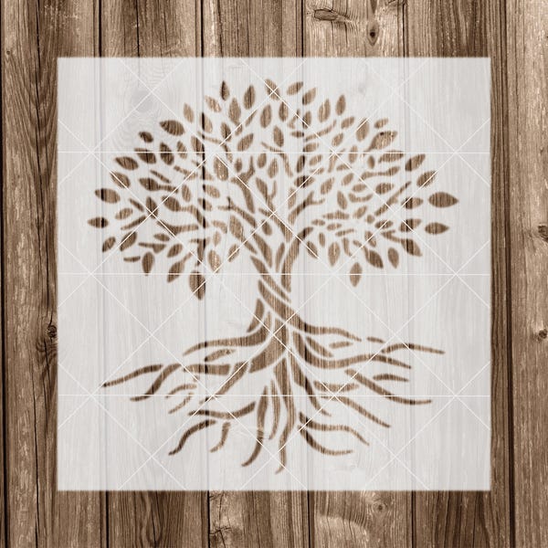 Tree of Life Stencil - Etsy