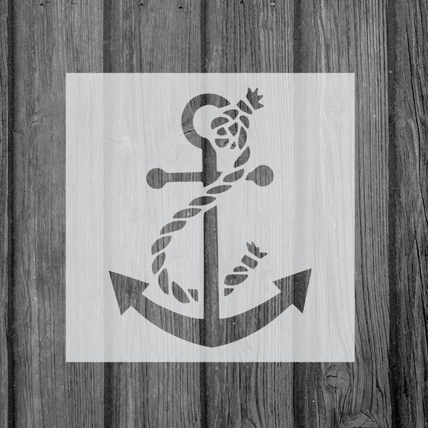 Anchor Stencil - Etsy
