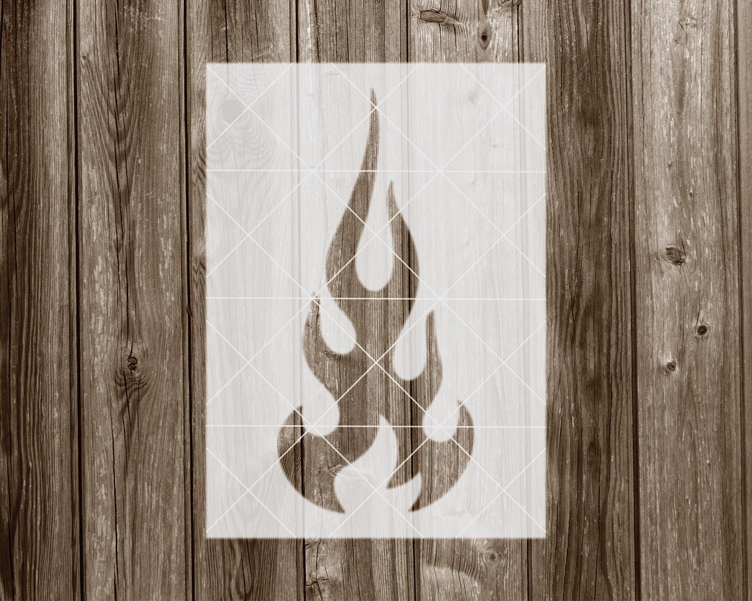 Flames Stencil, Reusable Stencil for Painting, 2044 - Etsy