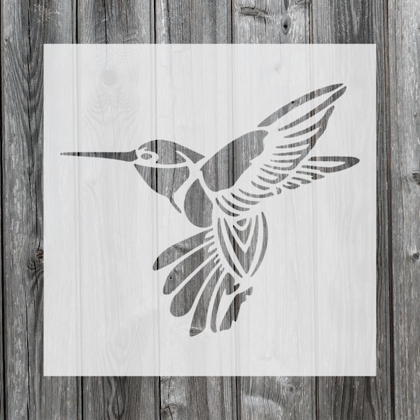 Hummingbird Stencil - Etsy