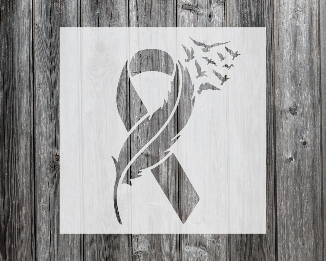 Awareness Ribbon Stencil, Reusable Stencil for Painting, 577 - Etsy