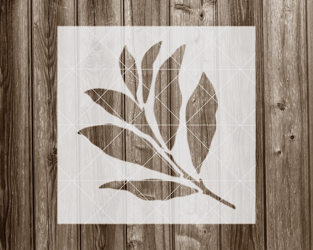 Leaves Stencil, Reusable Mylar Craft Stencil, 1076 - Etsy