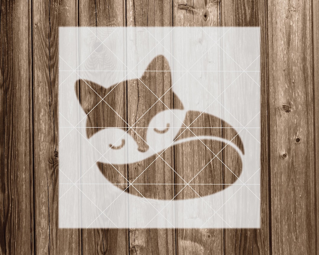 Fox Stencil, Reusable Stencil for Painting, 2127 - Etsy