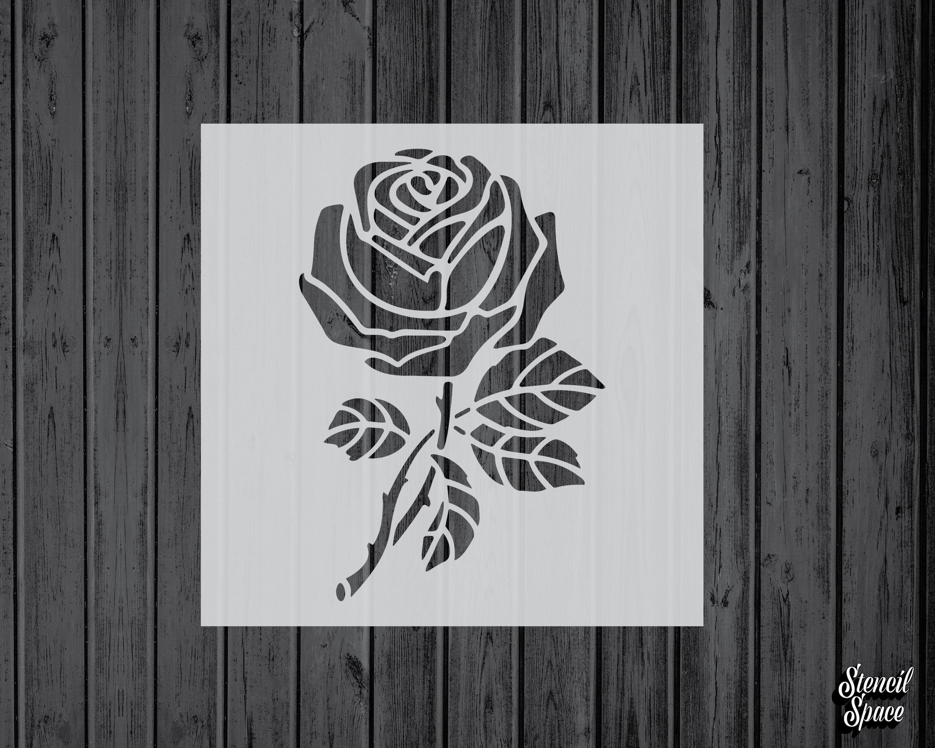 Rose Stencil