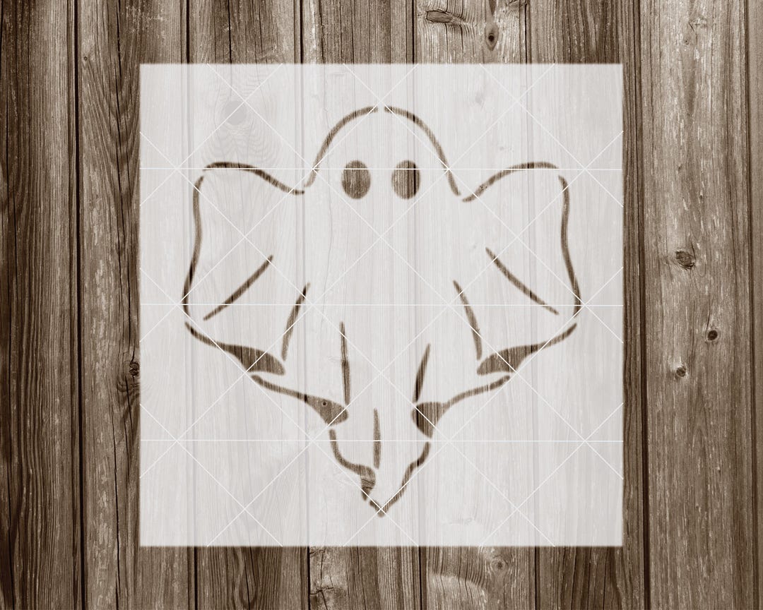 Ghost Stencil, Reusable Stencil for Painting, 1099 - Etsy
