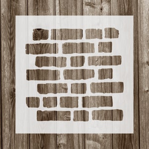 Brick Pattern Stencil, Reusable Stencil for Painting, 1026 - Etsy