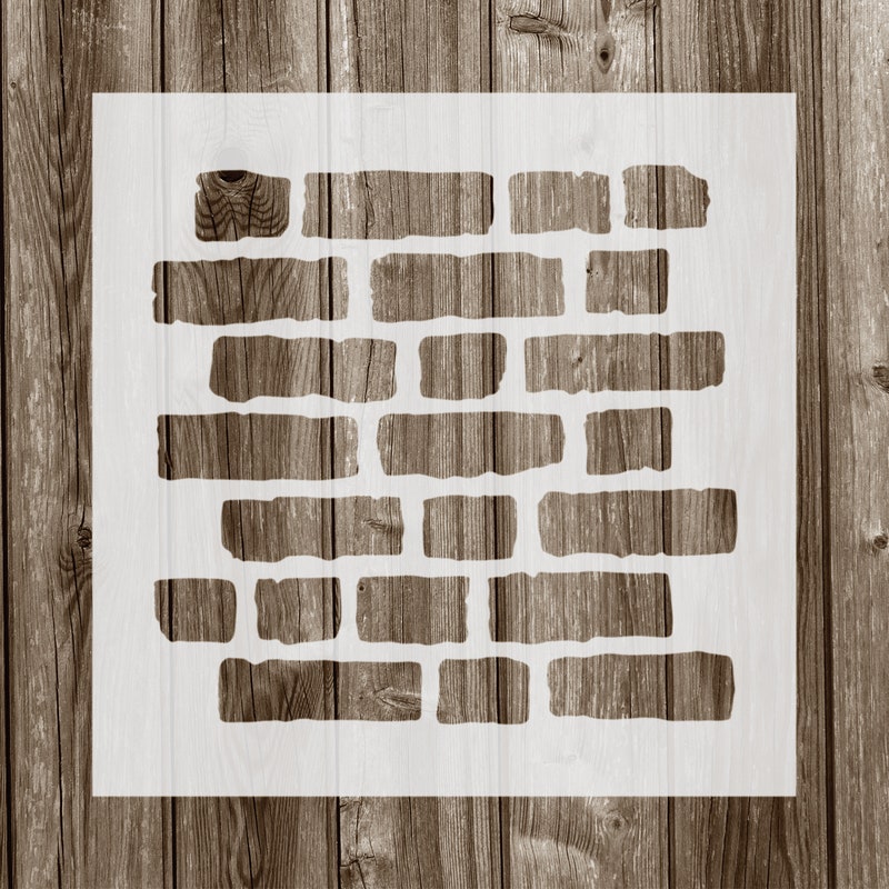 Brick Stencil - Etsy