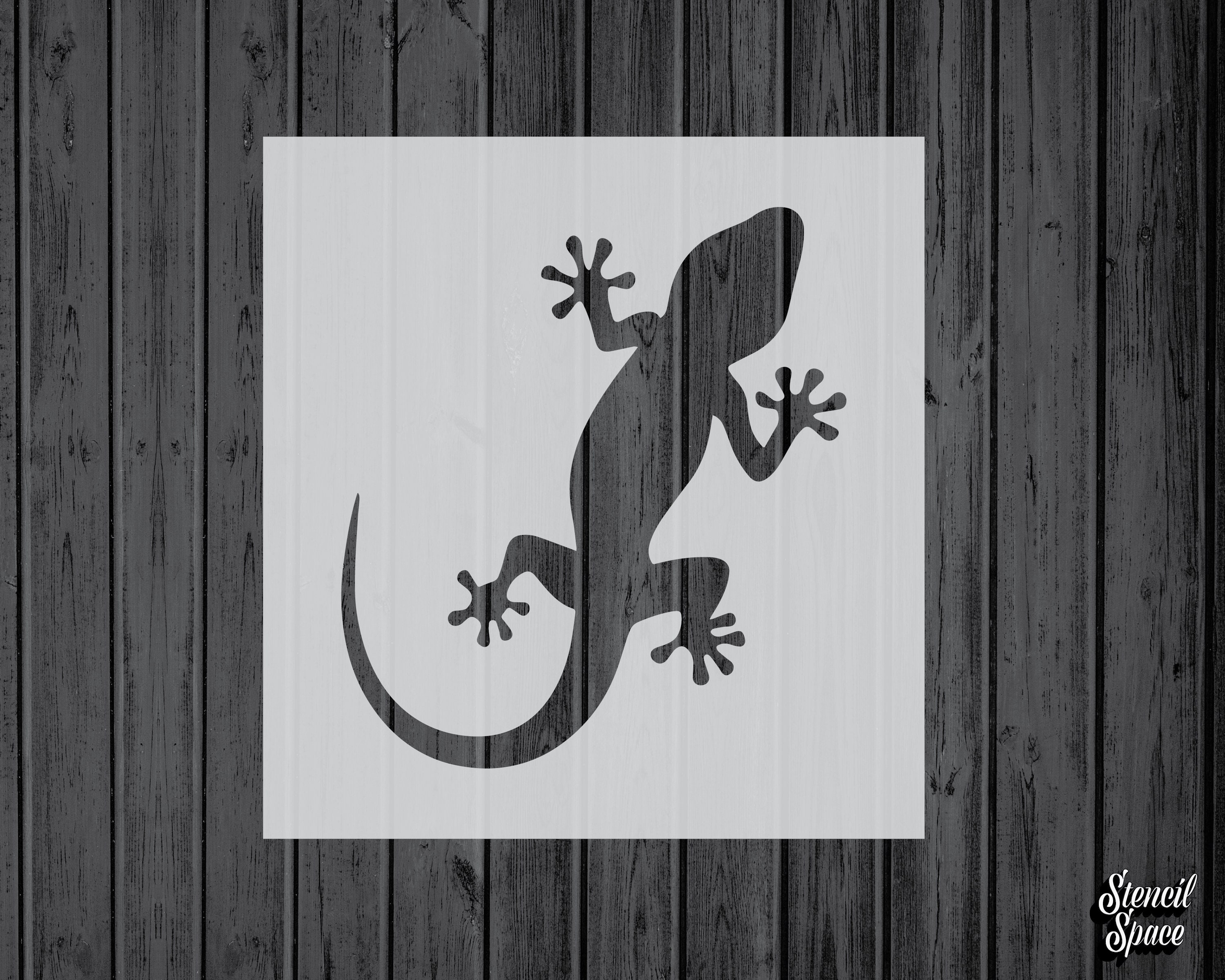 Gecko Stencil Mylar Assorted Sizes Craft Stencil for | Etsy