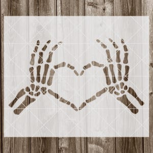 Heart Hands Stencil, Reusable Stencil for Painting, 1094 - Etsy