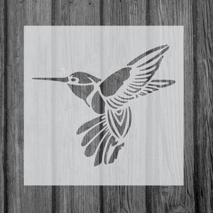 Hummingbird Stencil, Reusable Stencil for Painting, 322 - Etsy