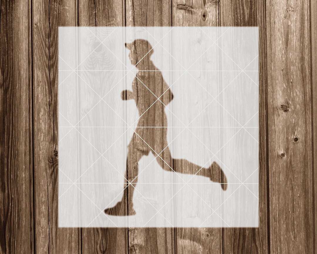 Runner Stencil, Reusable Stencil for Painting, 2229 - Etsy