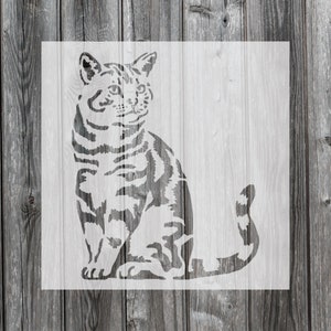 Cat Stencil, Reusable Stencil for Painting, 344 - Etsy