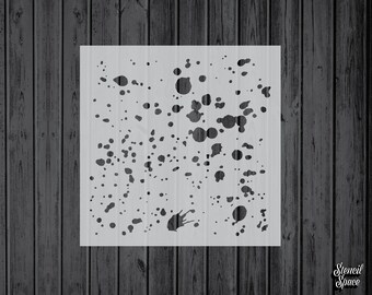 Splatter Stencil | Etsy