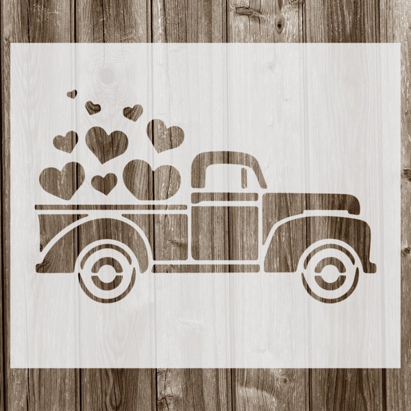 Truck Stencil - Etsy