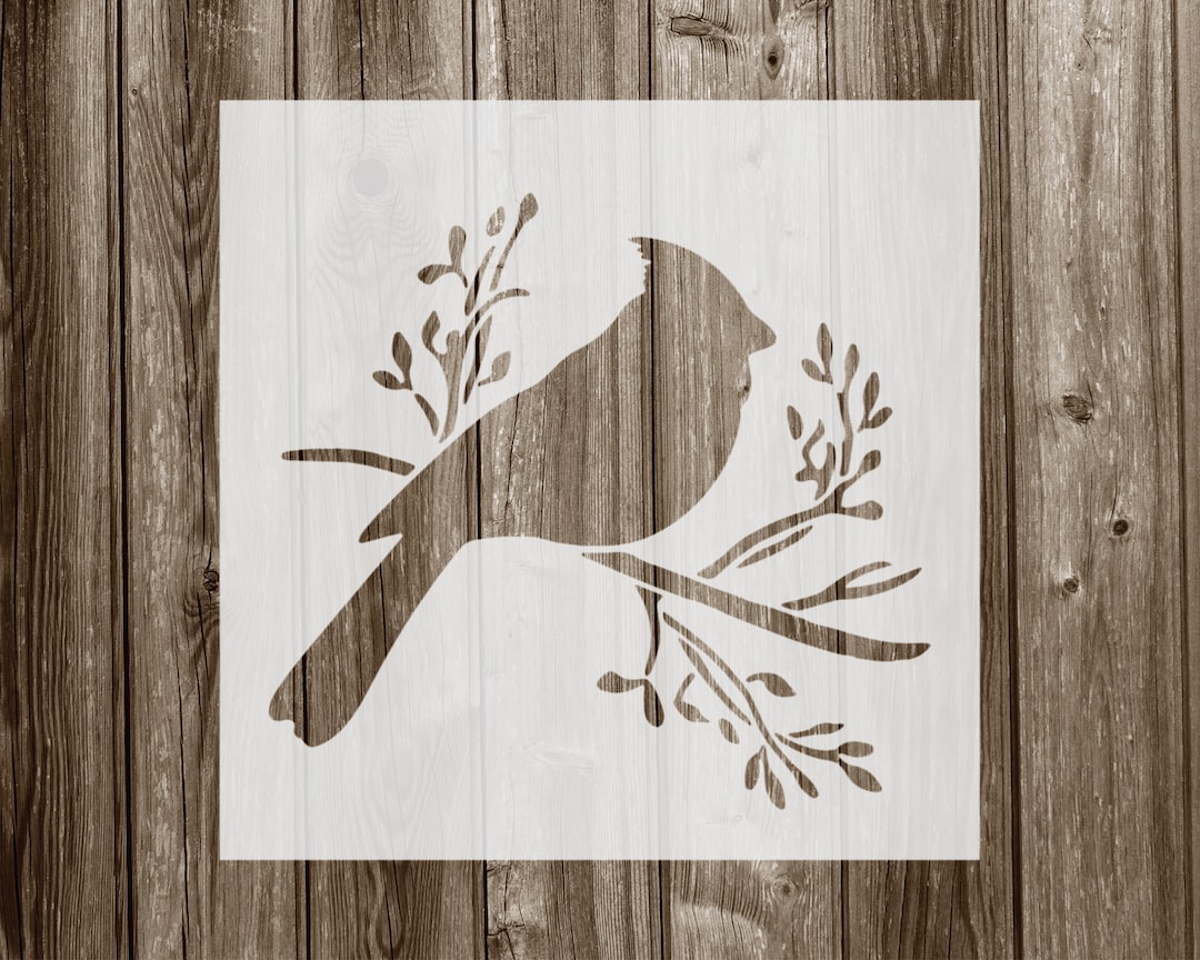 Cardinal Stencil, Reusable Stencil for Painting, 1030 - Etsy