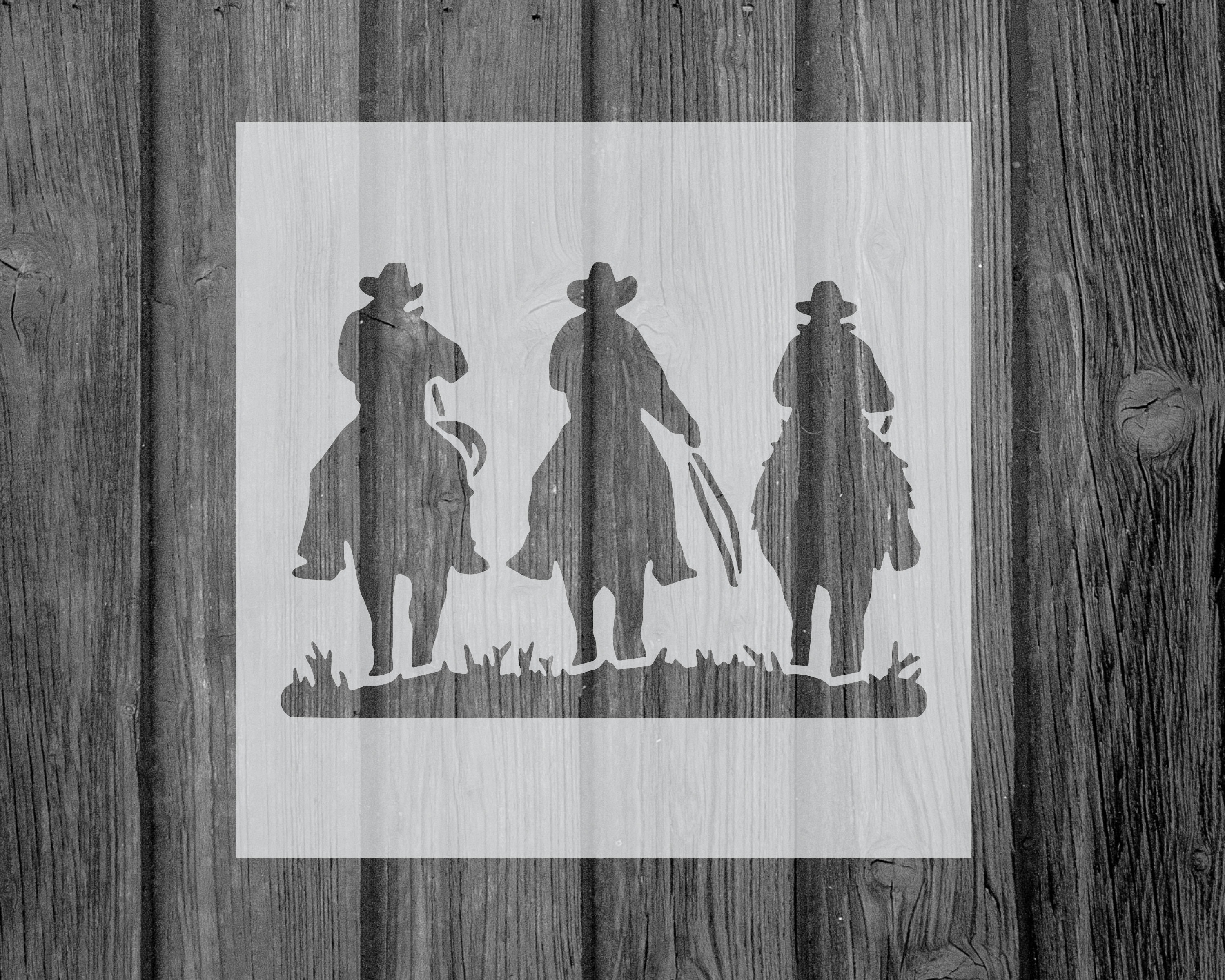 Cowboy Stencil-stencils-stencils for Painting-art - Etsy