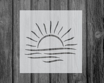 Life is Better Beach Stencil Reusable Beach Stencils, Beach Stencil ...